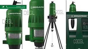 Metering pumps by Dosatron