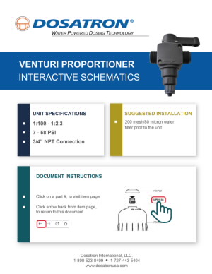 Venturi: Efficient & Reliable Dosing Solutions | Dosatron